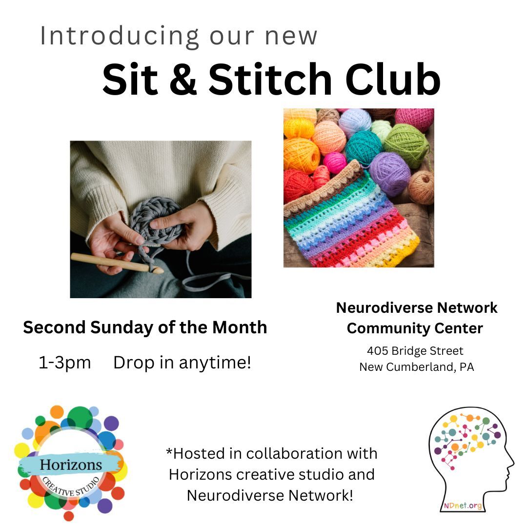 Sit and Stitch Club | Neurodiverse Network Inc
